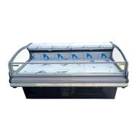 China European Style Fashion Lifting Lid Semi Open Fresh Meat Refrigerated Storage Freezer for sale