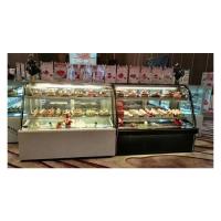 China Commercial Right Angle Glass High-End Cake Refrigerated Storage Display Fridge for sale