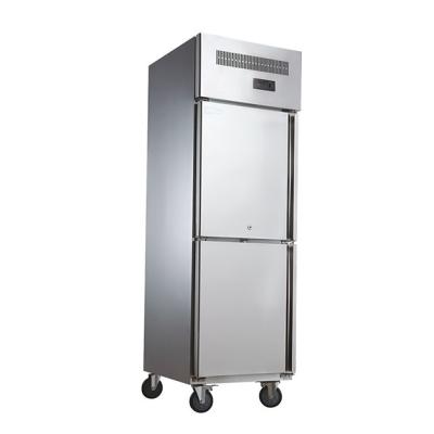 China Vertical Stainless Steel Restaurant Kitchen Food Freezer for sale