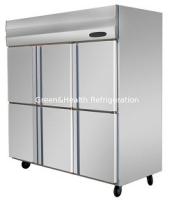 China 0 ~ 10°C - 18°C~ -20°C Commercial Upright Refrigerator One Layer Shelf Inside for sale