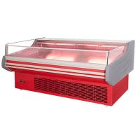 China Stainless Steel Meat Display Freezer with Automatic Defrost and LED Light for Fresh Meat Showcase for sale