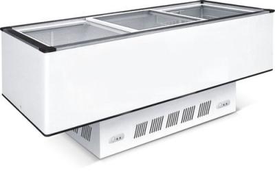 China -18 ~ -22℃ Supermarket Chest Deep Freezer With Glass Sliding Door For Meat for sale