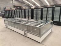 China Supermarket Energy Saving Frozen Food Combined Commercial Display Freezer Chest Freezer With Automatic Defrost for sale