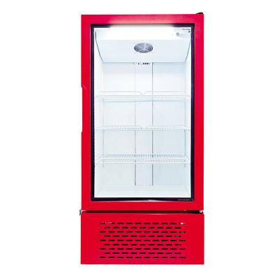 China Commercial Single Glass Door Upright Chiller Fan-Cooled Beverage Refrigeration for Supermarkets & Convenience Stores for sale