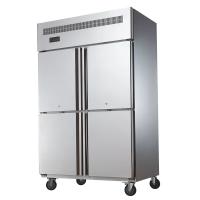 China Vertical Stainless Steel Commercial Freezer with Digital Temperature Control and High-Density Insulation for sale