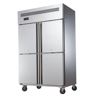 China Vertical Stainless Steel Commercial Freezer with Digital Temperature Control and High-Density Insulation for sale