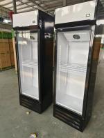 China Commercial Pepsi Beverage Display Cooler with 680L Capacity Danfoss Compressor and Auto Closing Heated Swing Door for sale