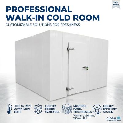 China Slaughter Cold Storage Room with Customizable Sizes Air Cooled Cooling System for sale