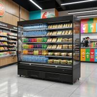 China Single Temperature Good Price Commercial Multideck Display Fridge Chiller Cabinet for sale