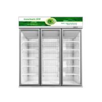 China GreenHealth LG-1000W 3-Door Commercial Soft-Drinks Fridge, Top-Mount Unit, 0–10°C for sale
