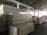 China Hinge Or Sliding Door PU Sandwich Panel For Cold Room With -45~20℃ 42kg/㎡ for sale