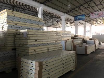 China Hinge Or Sliding Door PU Sandwich Panel For Cold Room With -45~20℃ 42kg/㎡ for sale