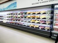 China 2M White Color Steel Plate Multideck Open Chiller , Multideck Display Fridge for sale