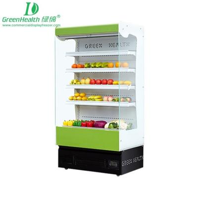 China Multdeck Upright Open Display Refrigerator With Inside Remote System for sale