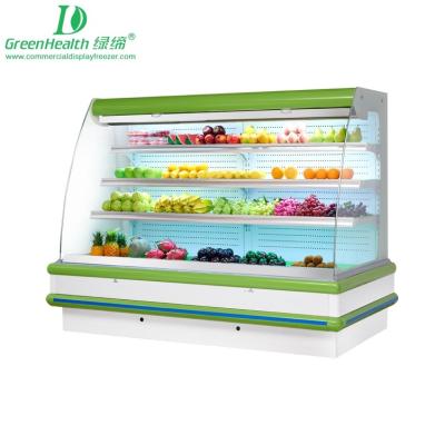 China Energy Saving Multideck Display Chiller Cooling Fast Temperature 2~10 Degree for sale