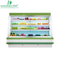 China Upright Multideck Open Chiller Fridge With DANFOSS R404a / R134 Compressor for sale