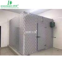 China Sliding Door Outdoor Walk In Cooler With Aluminum Floor 208V 220V for sale