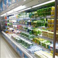 China 2m Showcase MultiDeck Open Chiller 4 Shelves With Two Sliding Doors for sale
