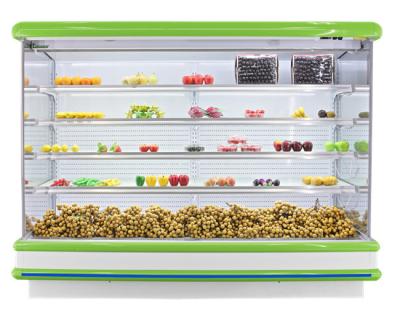China Copeland R404a Compressor Multideck Open Chiller , Fruit Vegetable Open Display Refrigerator for sale