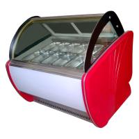 China Economical Ice Cream Display Freezer 1260W 12 Trays For Supermarket for sale