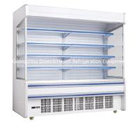 China Stainless steel Open Chiller Supermarket Showcase 3000 * 950 * 1980MM for sale