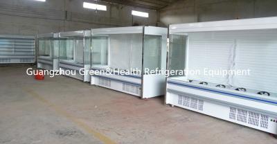 China Beverage Drinks Coolers CE / ROSH , Buid In Type Multideck Open Chiller for sale