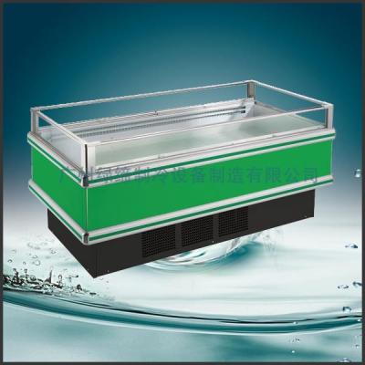 China R22 / R404a Supermarket Open Top Island Freezer / Single Island 1500 * 1080 * 950 for sale