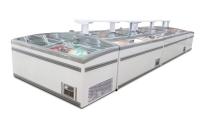 China Static Cooling Commercial Display Freezer , Glass Door Ice Cream Display Showcase for sale
