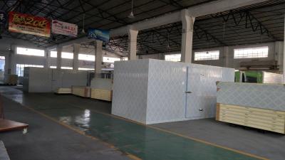 China Custom SKD Format Mutton Seafood Cold Storage Room Freezer Showcase For Supermarket for sale