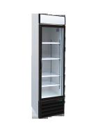 China 5 Layer Commercial Beverage Cooler / Upright Glass Door Pepsi Display Refrigerator With Static Cooling for sale