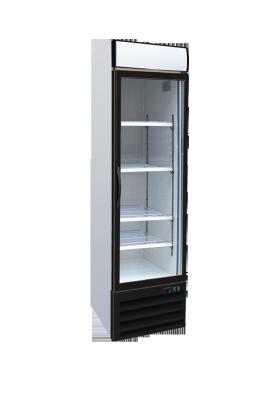 China 5 Layer Commercial Beverage Cooler / Upright Glass Door Pepsi Display Refrigerator With Static Cooling for sale