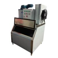 China 60Hz Fast Speed 2 Ton Flake Ice Maker Water Cooling Stable Operation for sale