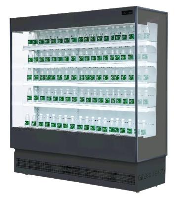 China 2~10 Degree Multideck Display Fridge With 4 Shelf Remote System Energy Saving Cooler for sale
