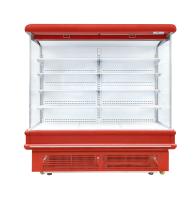 China Painted Steel And PVC Material Multideck Open Chiller For Fruit And Vegetable for sale
