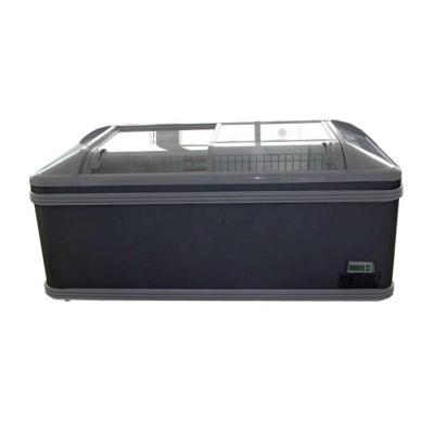 China 2.1m 1.8m Combined Open Top Island Display Freezer For Supermarket CE ROHS for sale