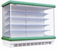 China Fruit Vegetable Open Display Refrigerator With Air Curtain For Supermarket for sale