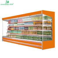 China Fan Cooling Vegetable Fruit Multideck Open Chiller For Supermarket 220V 50HZ for sale