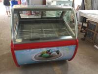 China Countertop Gelato Display Freezer with Anti-Fog Glass Danfoss Compressor and Dynamic Air Cooling for sale