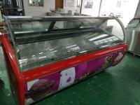 China Countertop Gelato Display Freezer with Anti-Fog Glass Danfoss Compressor and Dynamic Air Cooling for sale