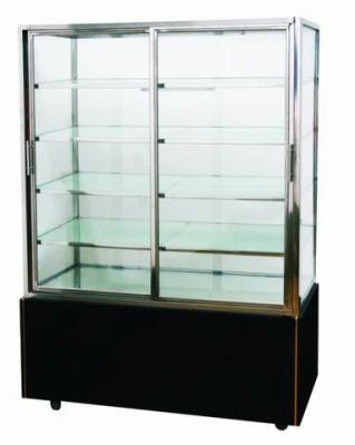 China Commercial Mini Cake Display Freezer Full Brass Refrigeration System for sale
