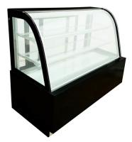 China Marble Base Single Curved Glass Cake Display Freezer Self - Contain Compressor System for sale