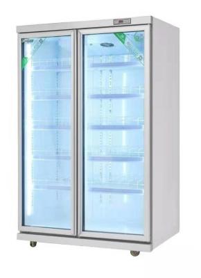 China Air Cooling Soft Drink Upright Display Cooler Commercial 220v 60hz for sale
