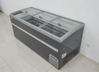 China Painted Sliding Glass Door Freezer Auto Defrost For Meat  1000L for sale