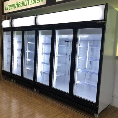 China Commercial Glass Display Refrigerator Multi - Climate Type For Ice Cream for sale