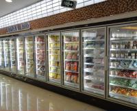 China Copeland Compressor Glass Door Upright Freezer  Single - Temperature Style for sale