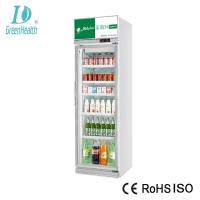 China Commercial Pepsi Beverage Display Cooler with 680L Capacity Danfoss Compressor and Auto Closing Heated Swing Door for sale