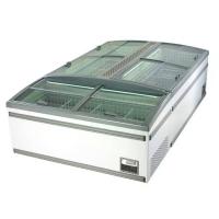 China Automatic Defrosting Supermarket Island Freezer for sale