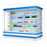 China Led Light Multideck Open Chiller Cabinet For Fresh Fruit And Vegetable for sale