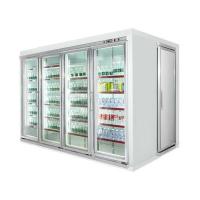 China Commercial Walk In Cold Room Display Freezer With Multi Doors for sale