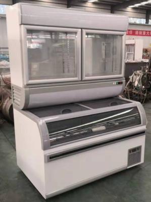 China Humanized Open - Style Vertical Display Chiller Freezer With Single / Double Temperature for sale